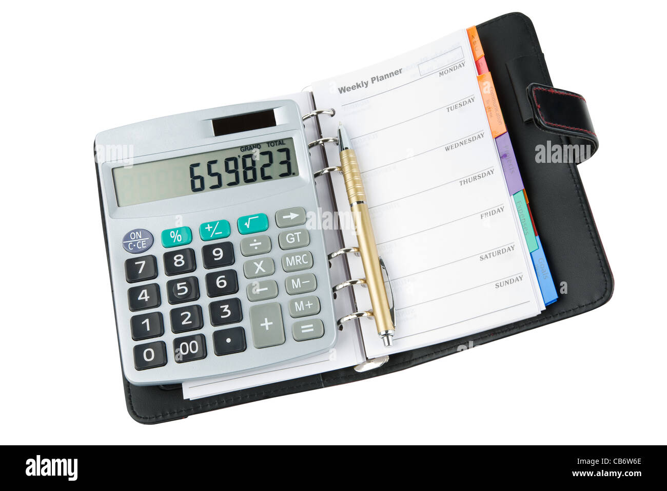 Personal calculator Cut Out Stock Images & Pictures - Alamy