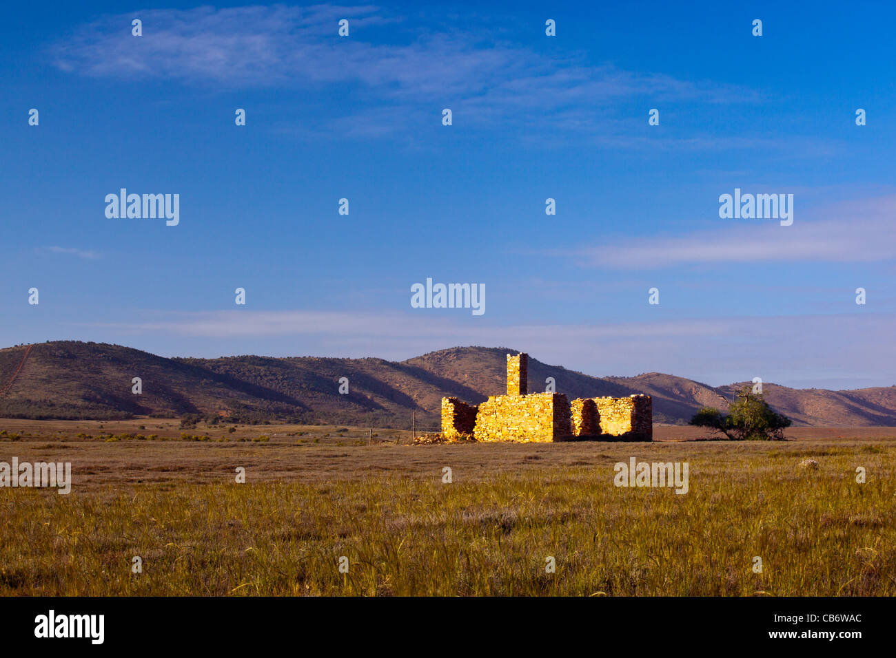 Ruins near Hawker in the southern Flinders Ranges in outback South ...