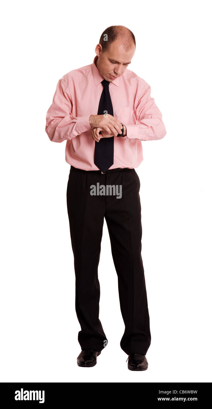 man isolated on white background Stock Photo - Alamy