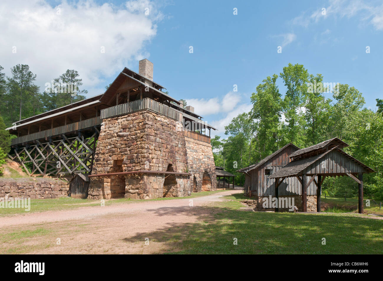 Alabama, McCalla, Tannehill Ironworks Historical State Park, Furnace ...