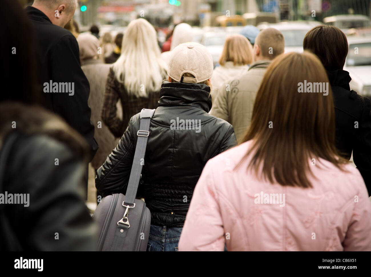 urban citizen concept, focus point on center of photo Stock Photo - Alamy