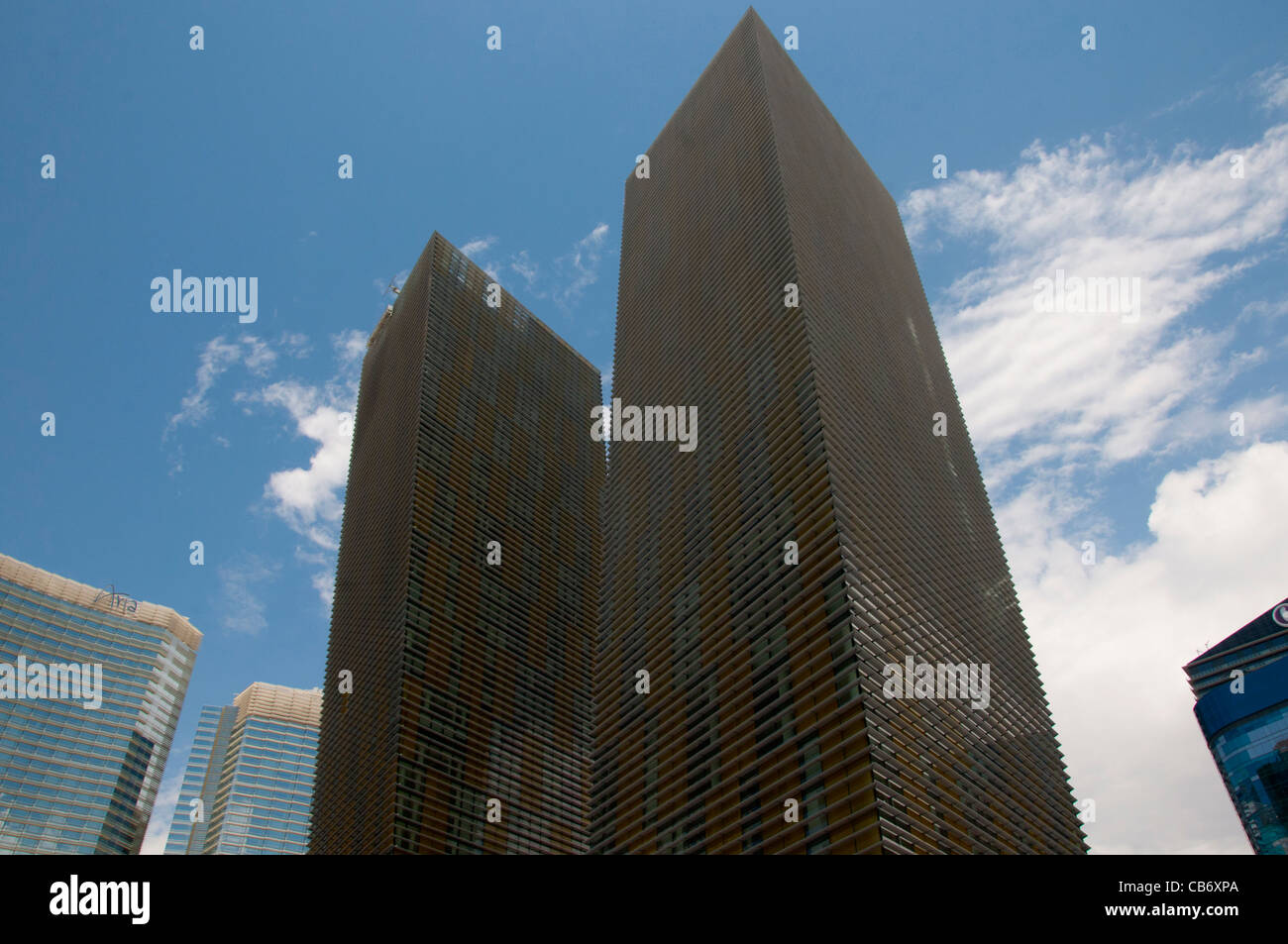 Leaning Towers in Las Vegas the Gambling and Entertainment Capital of ...