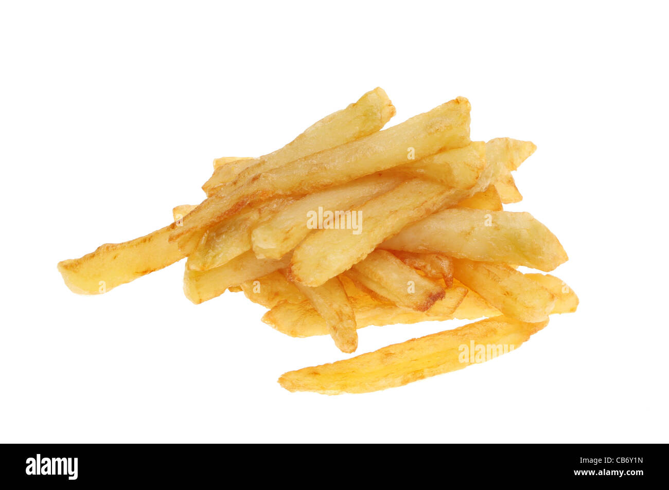 Stack of potato chips isolated on white Stock Photo - Alamy