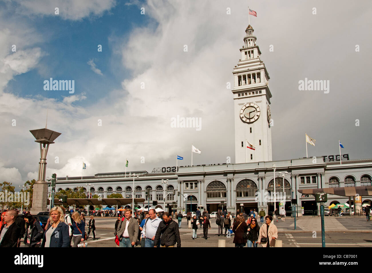 San Francisco Ferry Building Pier 1 California United States Stock ...