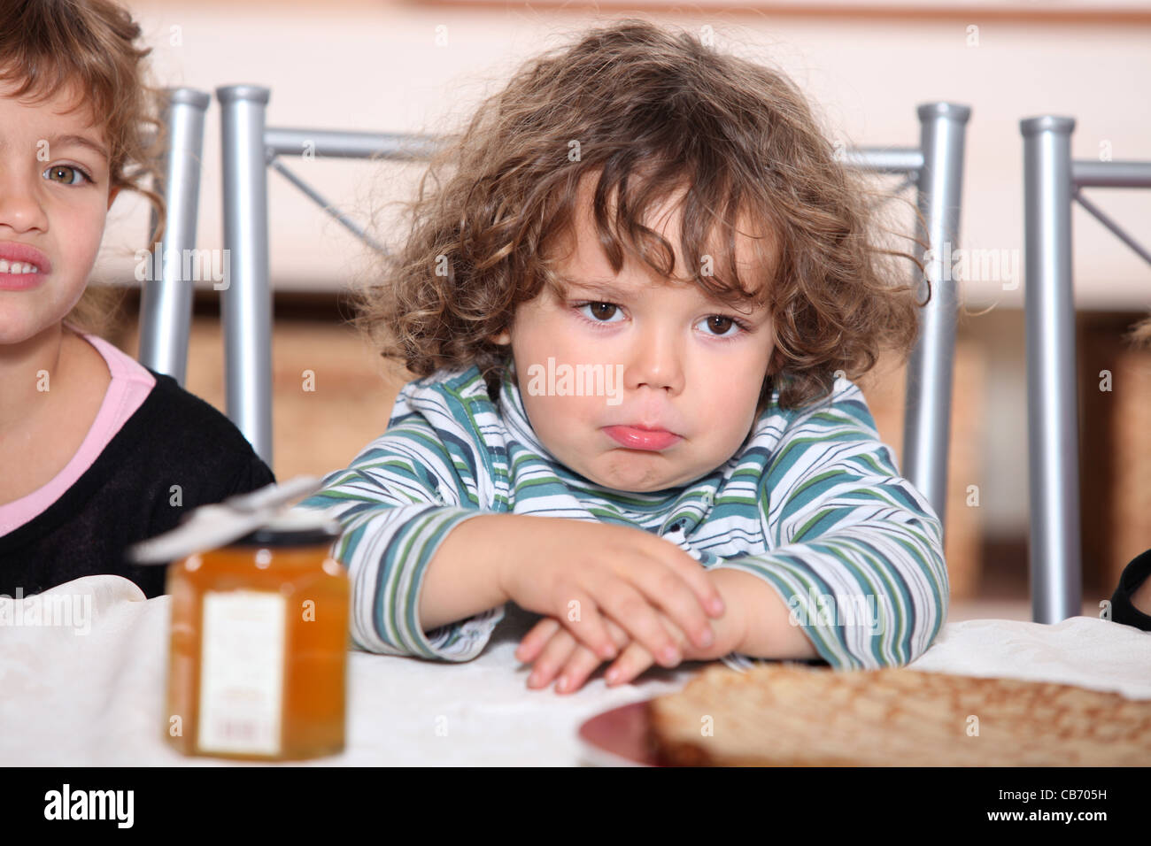 Grumpy toddler boy hi-res stock photography and images - Alamy