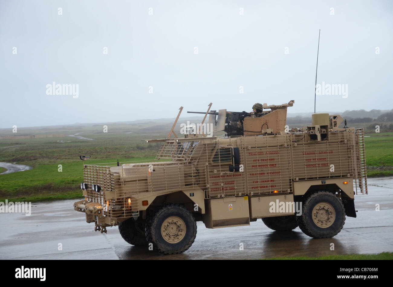 Welsh guards training for Afghanistan with ridgeback in castlemartin ...