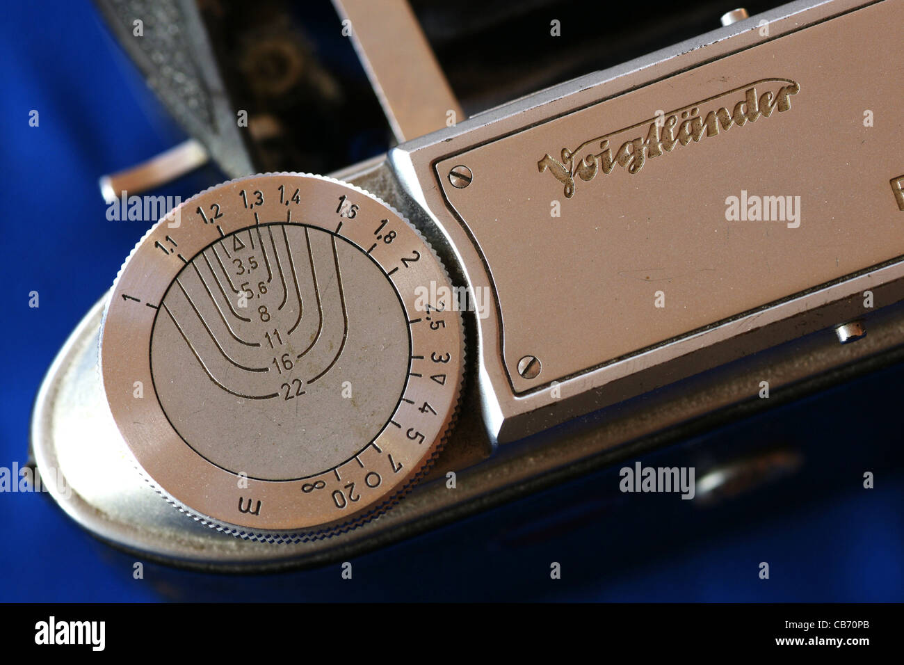 A vintage Voigtlander Bessa II folding bellows camera Stock Photo - Alamy