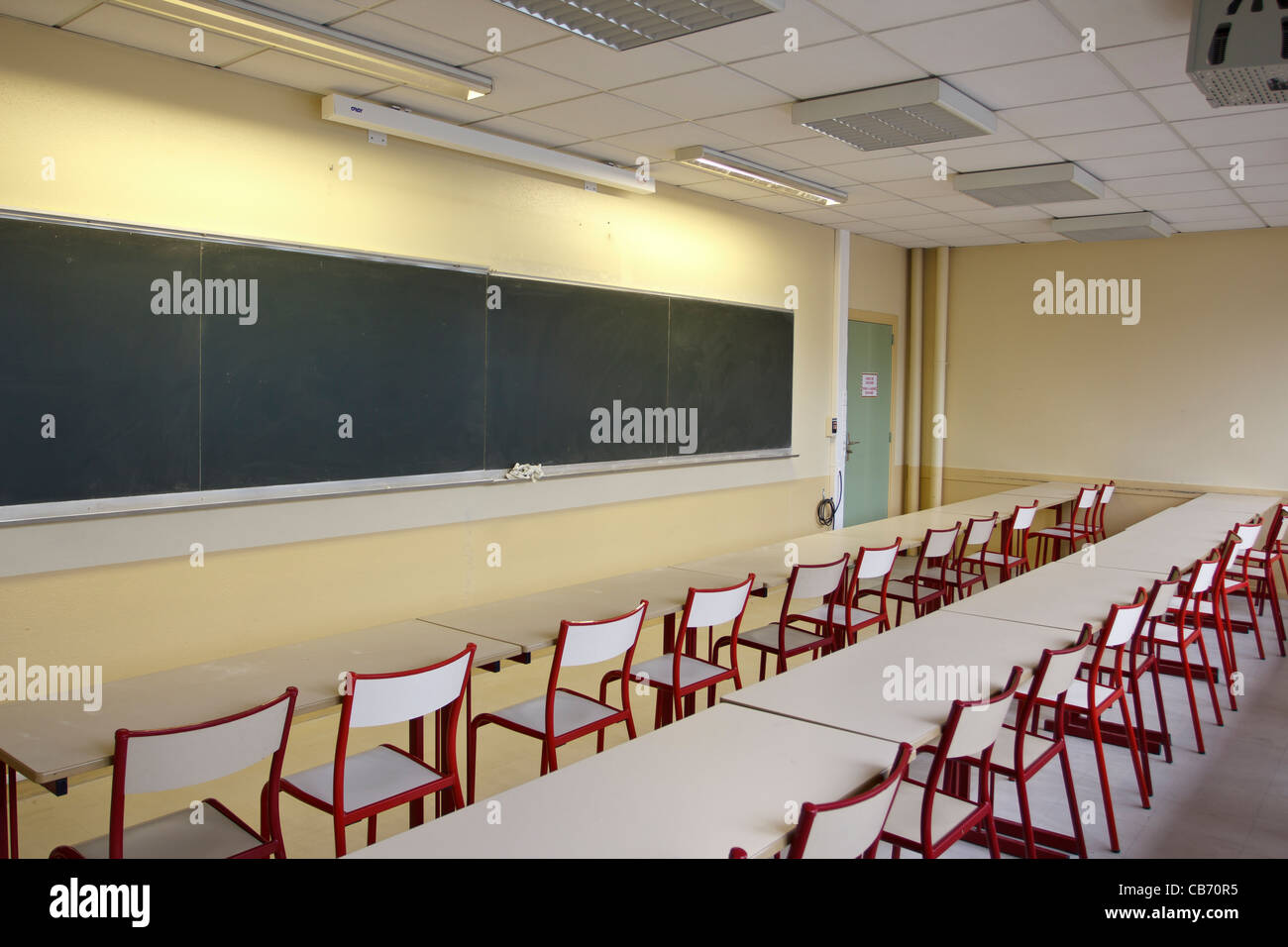 Empty Classrooom in the university Stock Photo - Alamy