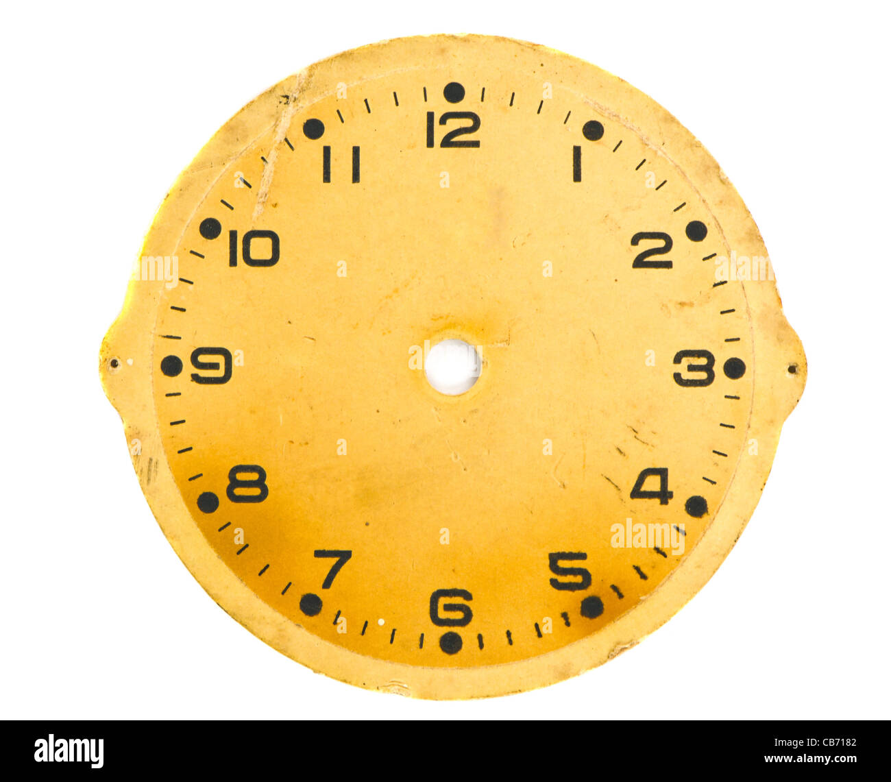 Vintage analog clock paper hi-res stock photography and images - Alamy