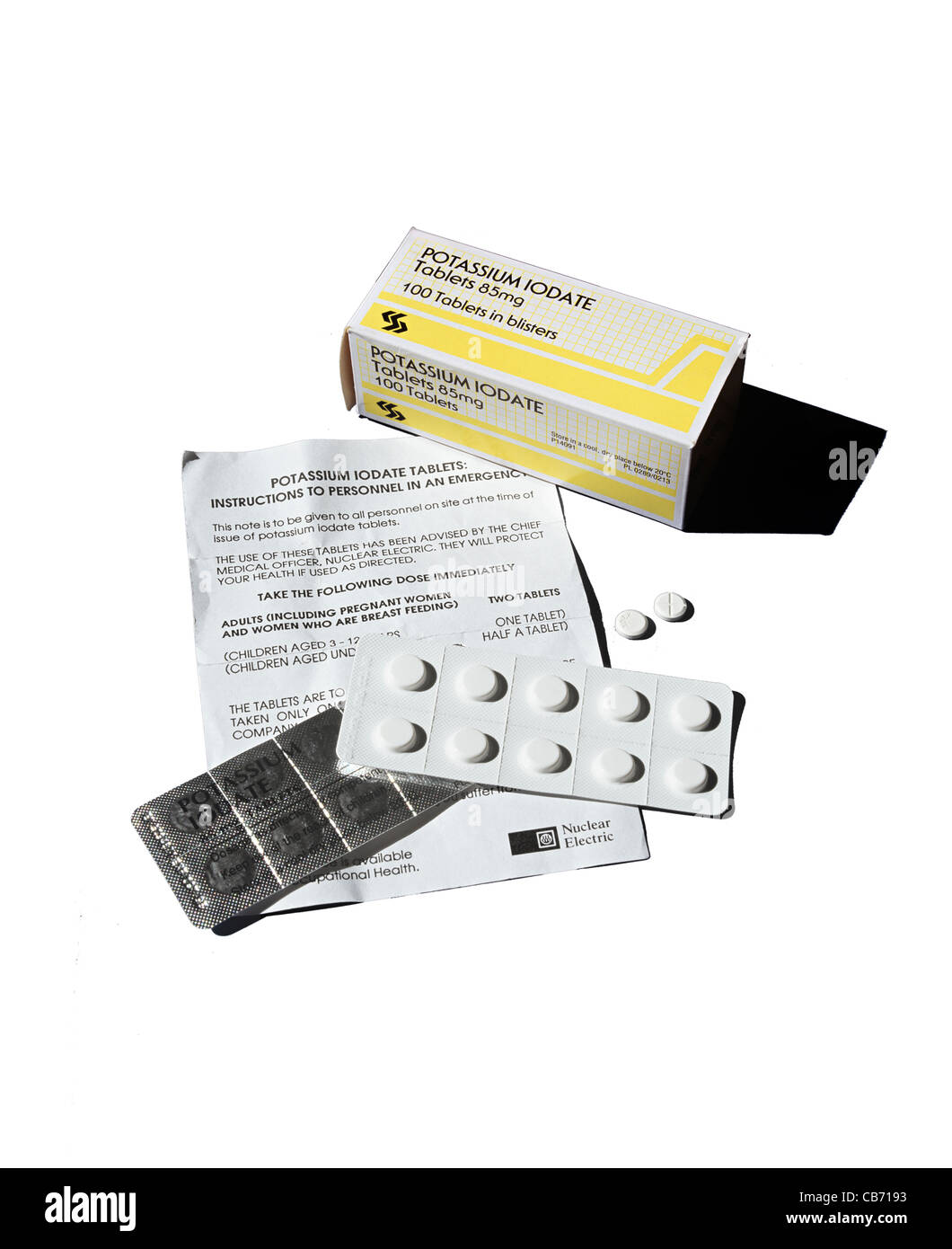Potassium iodate tablets issued to residents, in case of emergency ...