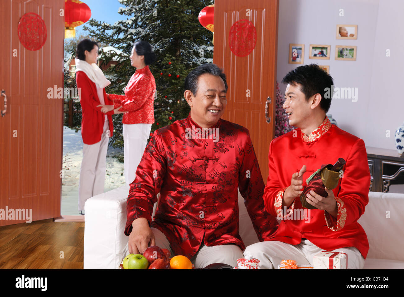 Chinese New Year celebration Stock Photo - Alamy
