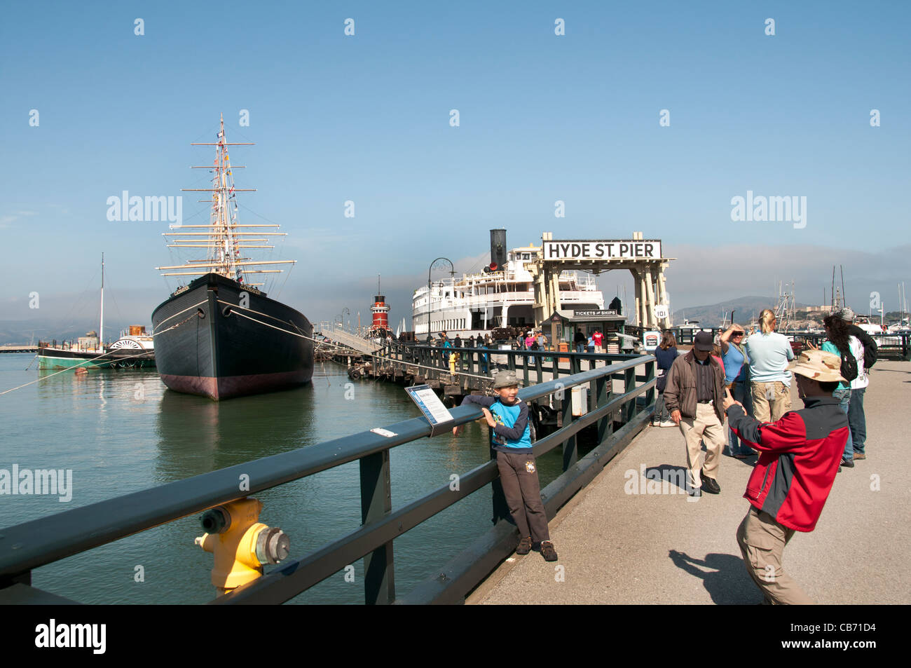 Marina Fishermans Wharf San Francisco California USA Stock Photo - Alamy