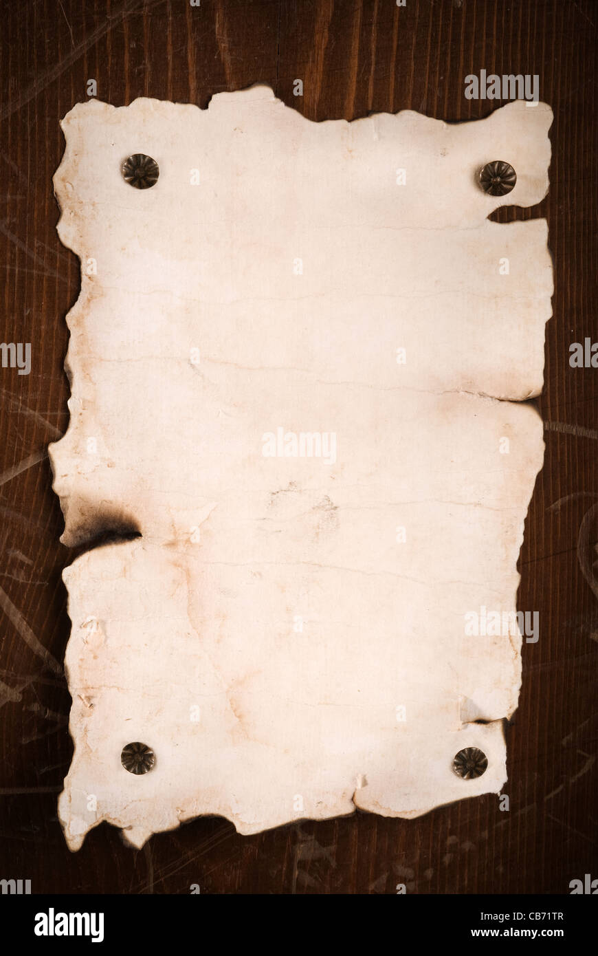 old paper with burnt torn edges Stock Photo - Alamy