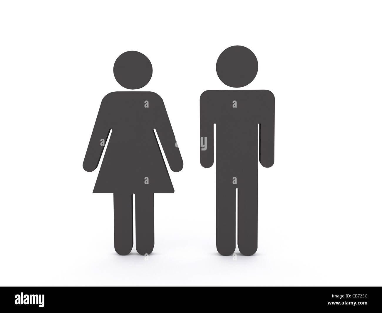 woman and man symbol Stock Photo - Alamy