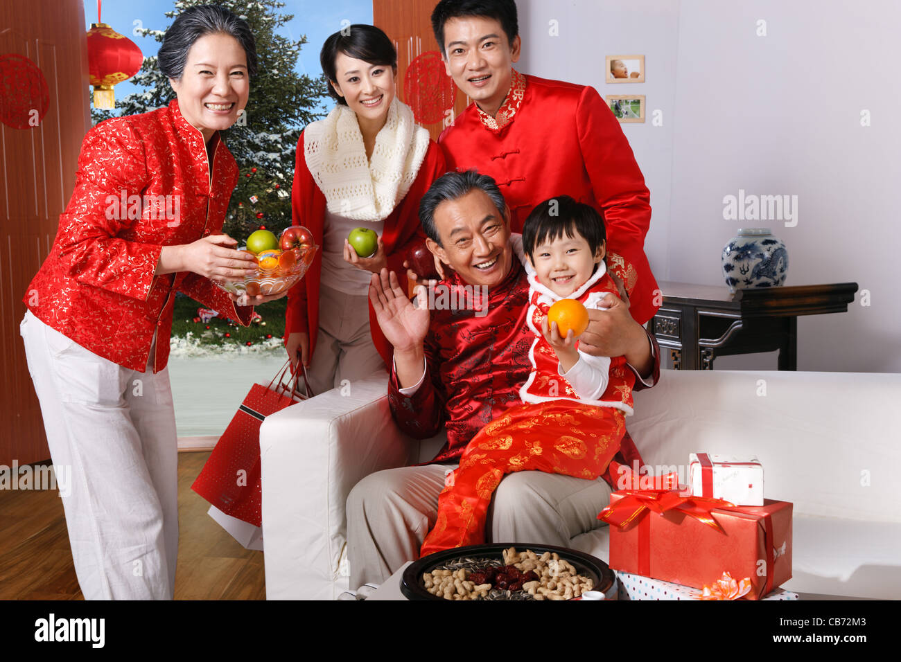 Chinese New Year celebration Stock Photo - Alamy