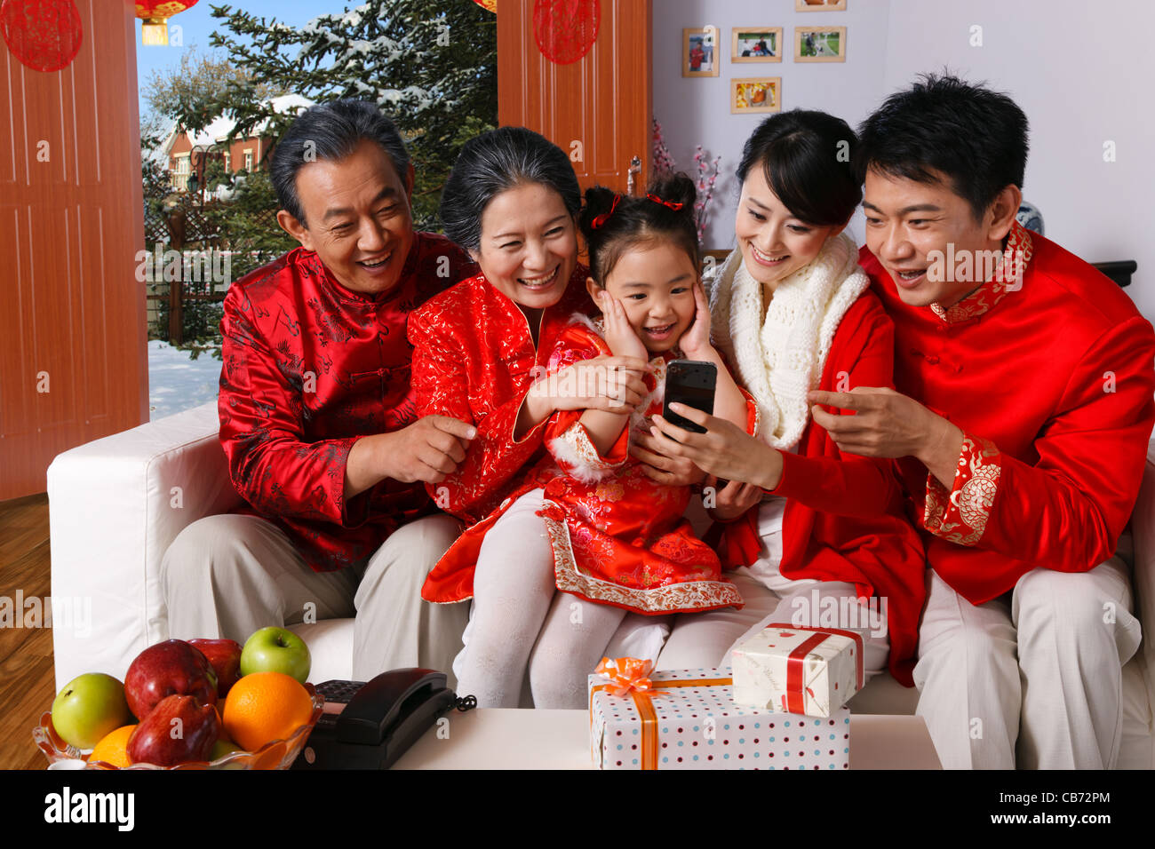 Chinese New Year celebration Stock Photo - Alamy