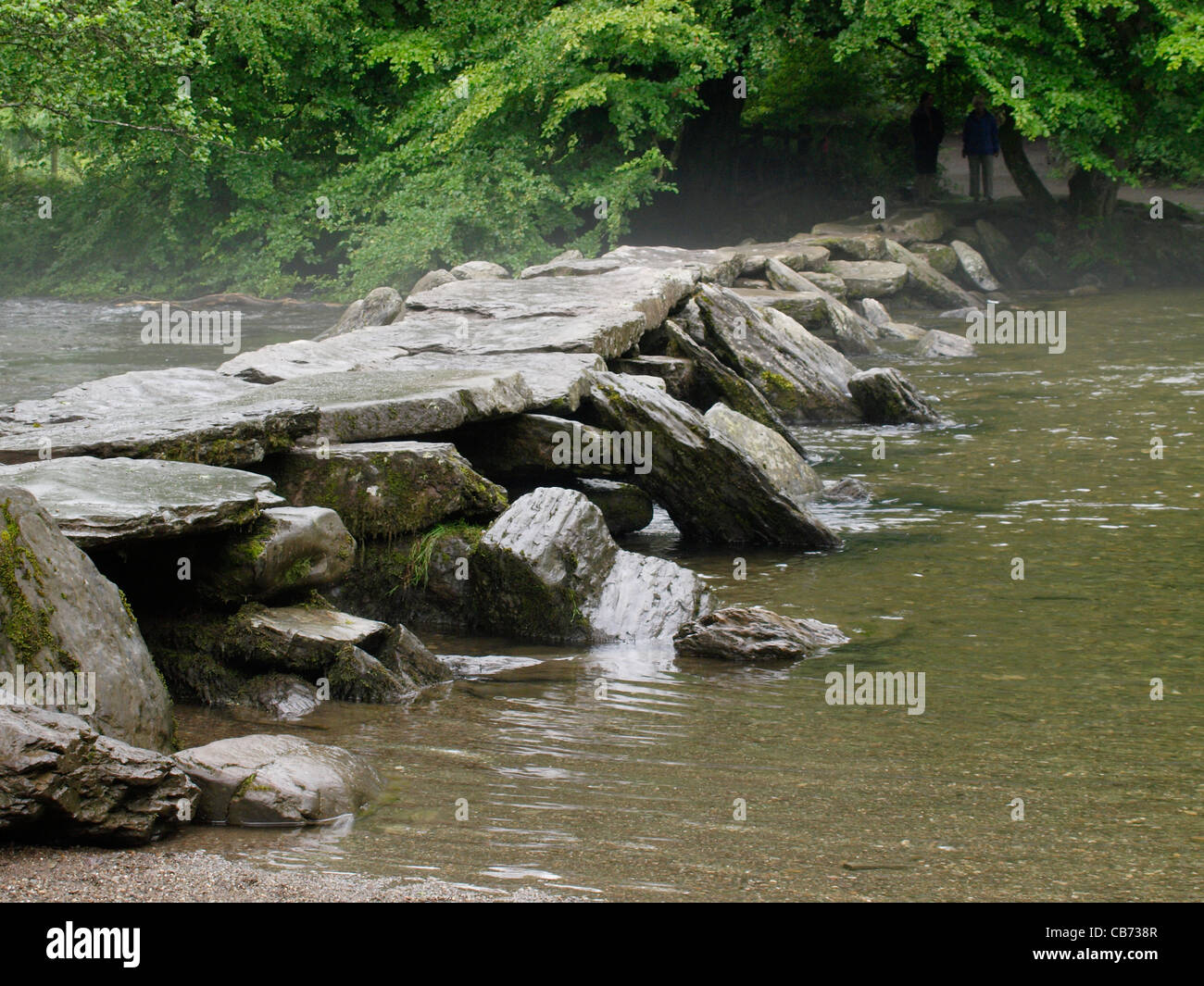 Ancient bridge of Tarr Steps, Exmoor, Devon, UK Stock Photo - Alamy