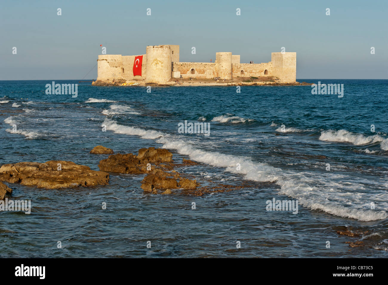 Kiz Kalesi Castle Erdemli Mersin Turkey Stock Photo - Alamy
