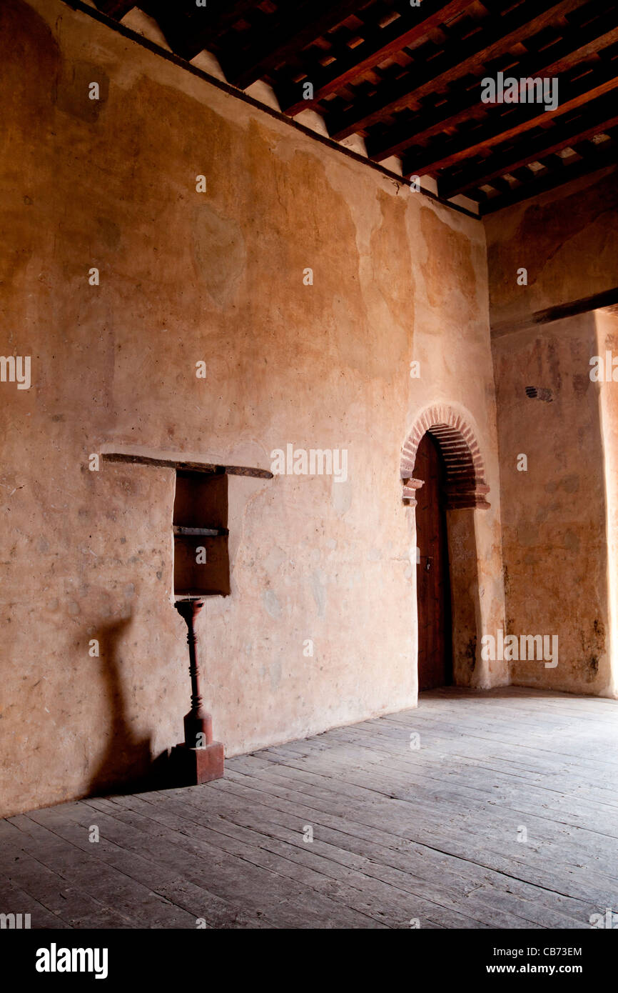 Interior rooms at Fasiladas Palace in the Royal Enclosure, Gonder ...