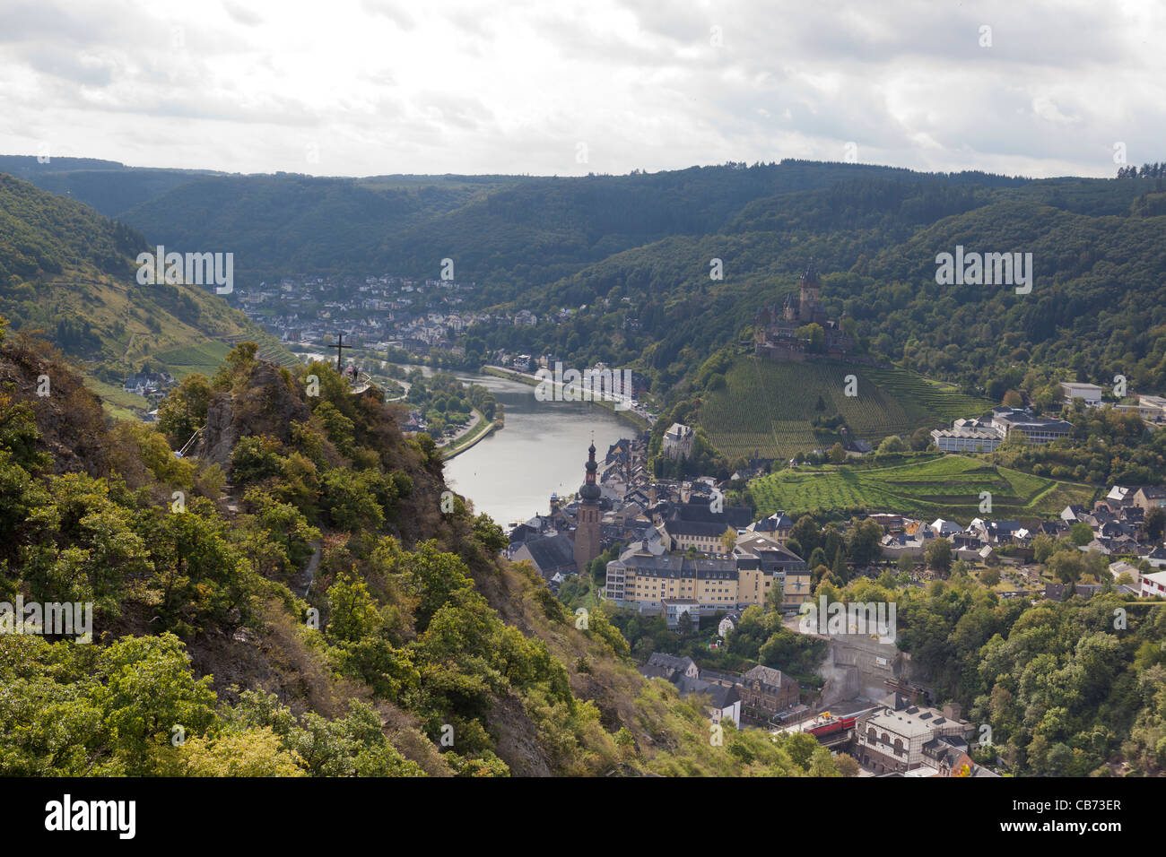 Moseldalen, Moselle valley, Cochem (Germany Stock Photo - Alamy