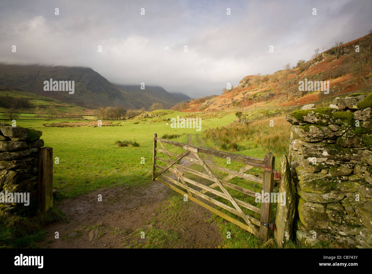 lake district views around the vale of Kentmere in the lake district ...