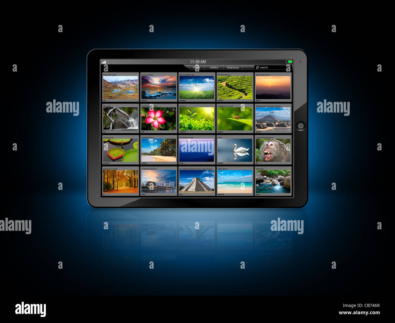 Widescreen tablet hi-res stock photography and images - Alamy