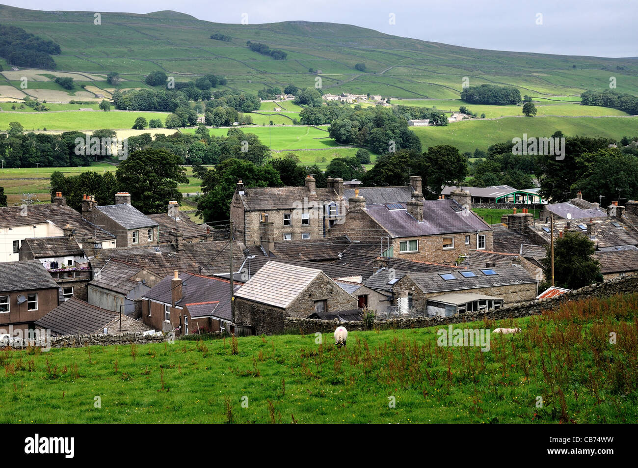 Wensleydale hawes village hi-res stock photography and images - Alamy