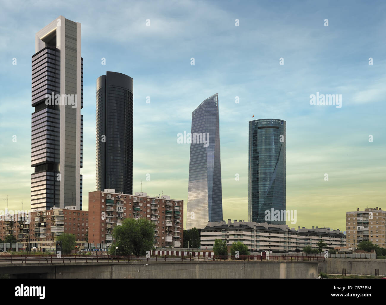 modern architecture of Madrid Stock Photo - Alamy