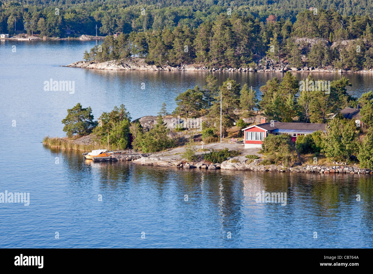 Stockholm Archipelago on the Baltic Sea in Sweden;Scandinavia,Europe ...