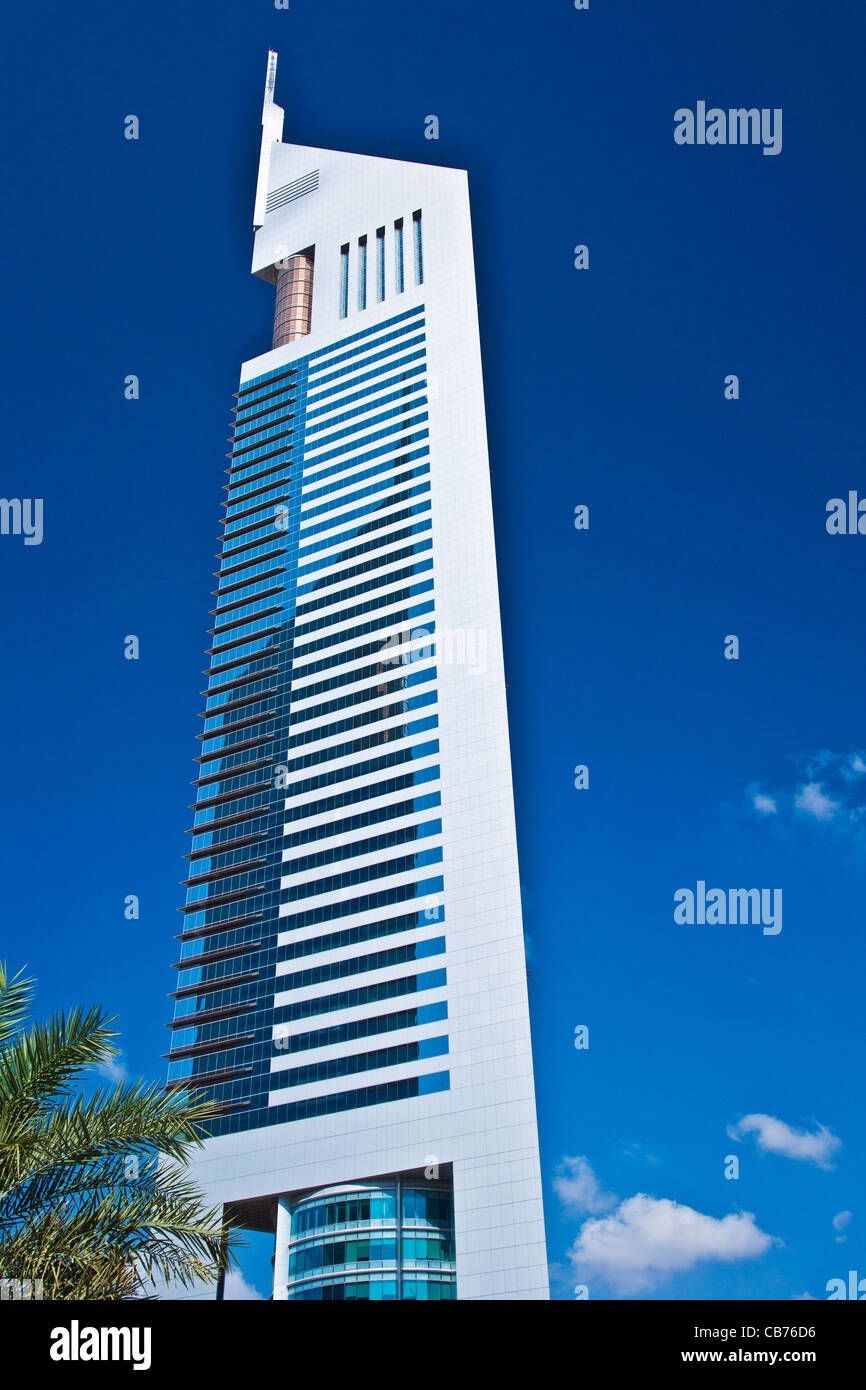 One of the Emirates Towers on Sheikh Zayed Road in financial centre of ...