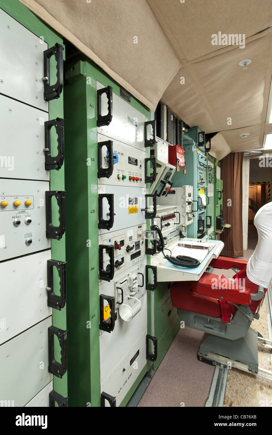 Control room, Minuteman Missile National Historical Site, South Dakota ...