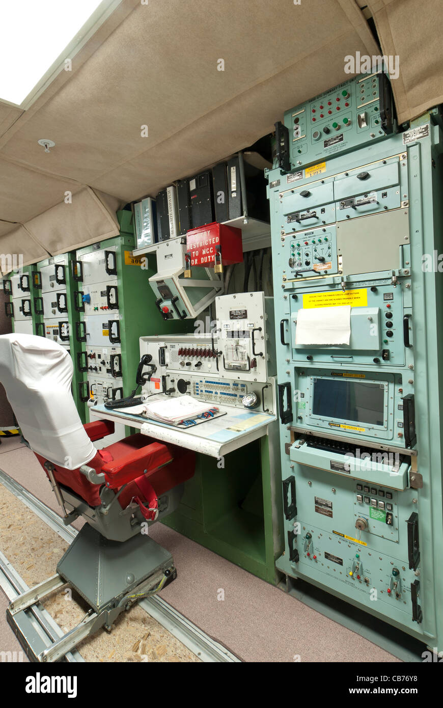 Control room, Minuteman Missile National Historical Site, South Dakota ...
