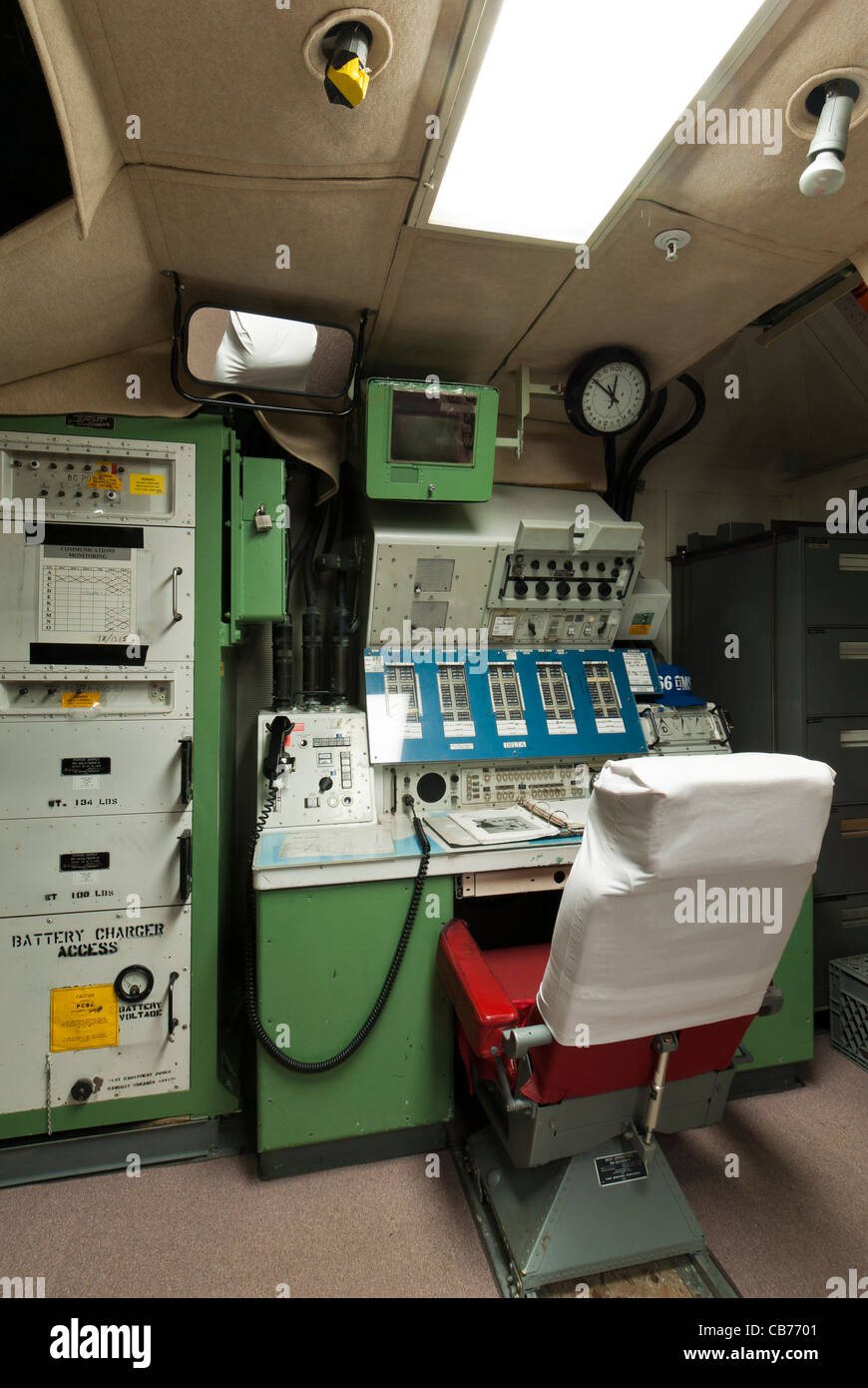 Control room, Minuteman Missile National Historical Site, South Dakota ...
