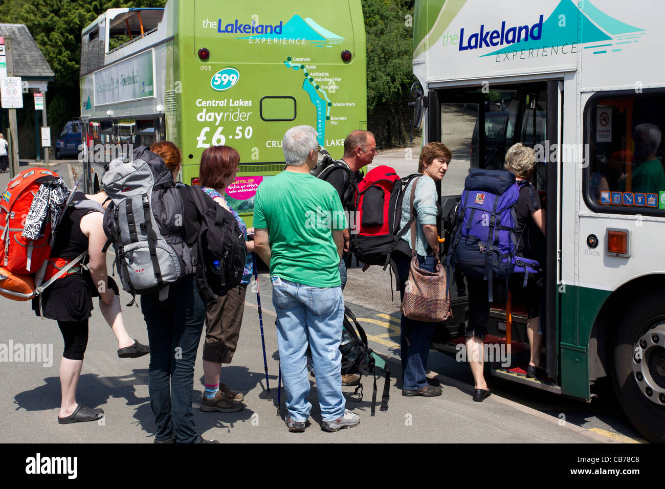 Lakeland Experience open top bus day rider £6.50 Bus no 599 Back ...