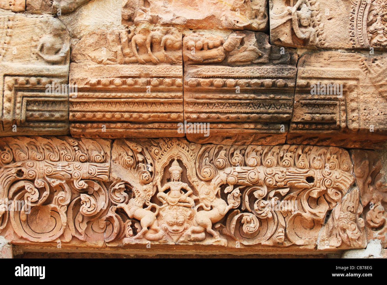 Phanomrung Cambodian ancient temple on the Thailand, Cambodian border ...