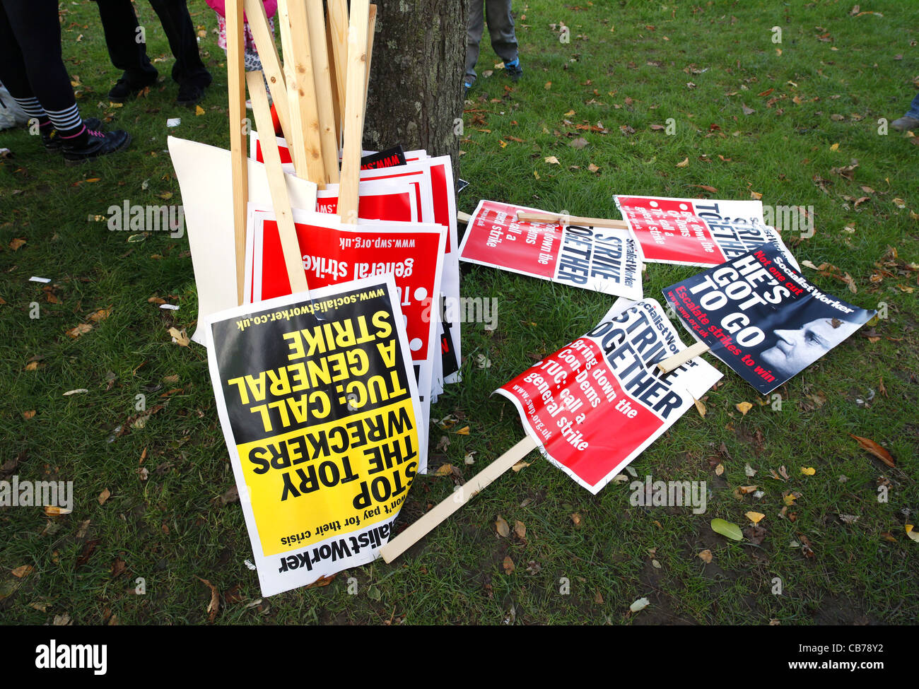 National strike day rally hi-res stock photography and images - Alamy
