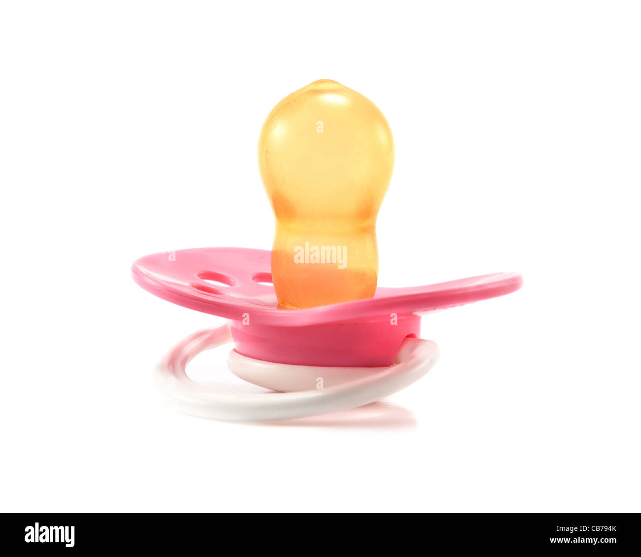 pacifier isolated on a white background Stock Photo - Alamy