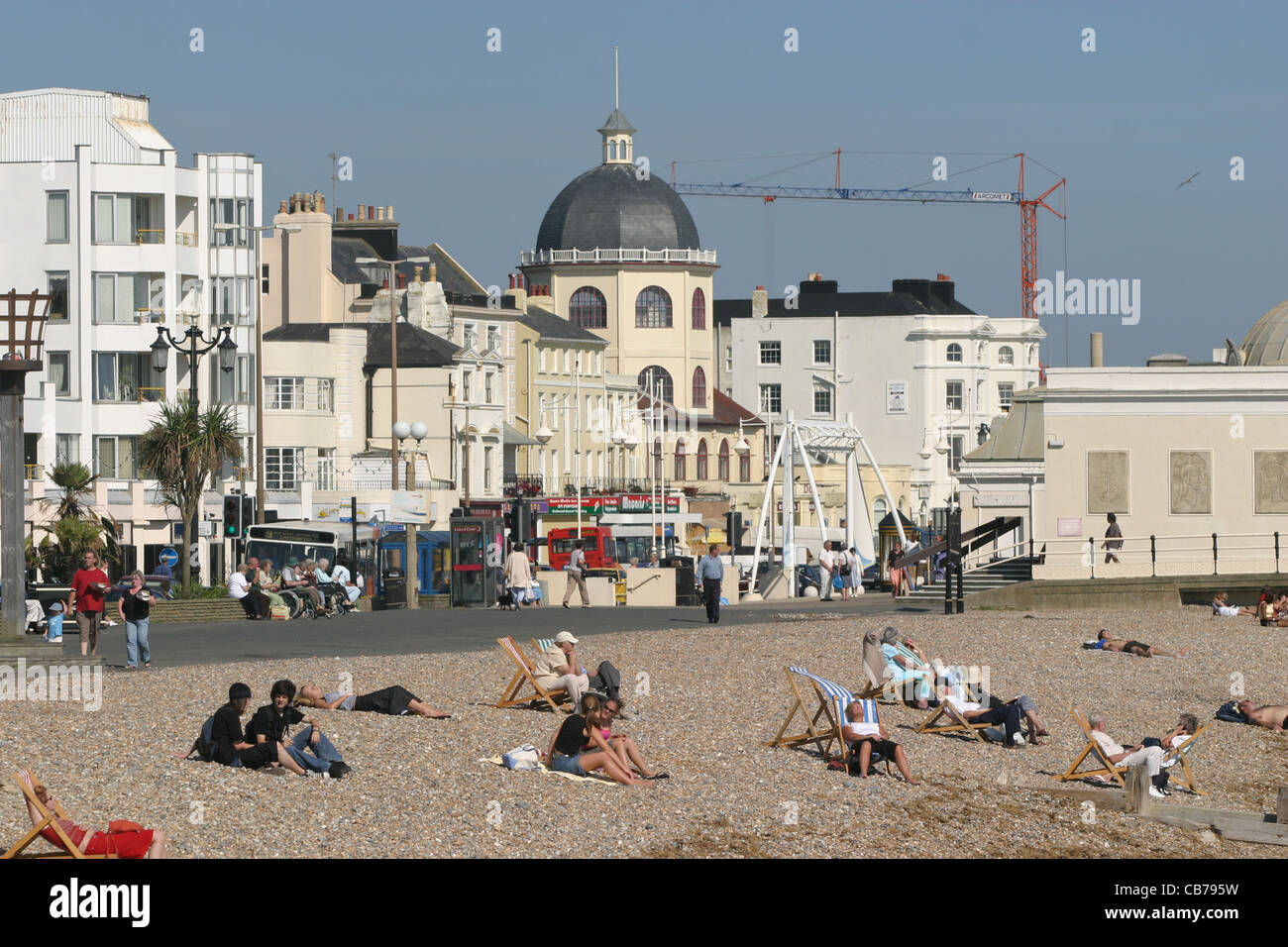 Seaside Town Worthing in east Sussex Stock Photo - Alamy
