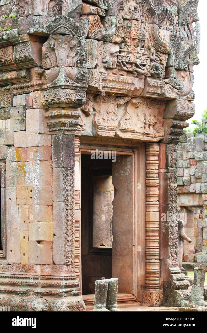 Phanomrung Cambodian ancient temple on the Thailand, Cambodian border ...