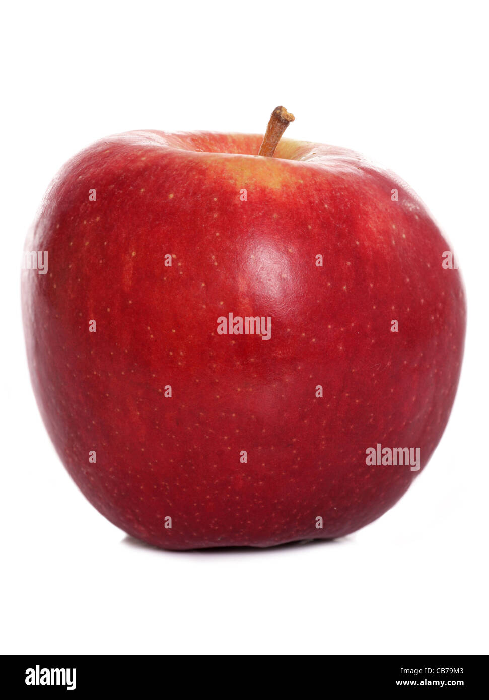 single red apple studio cutout Stock Photo - Alamy