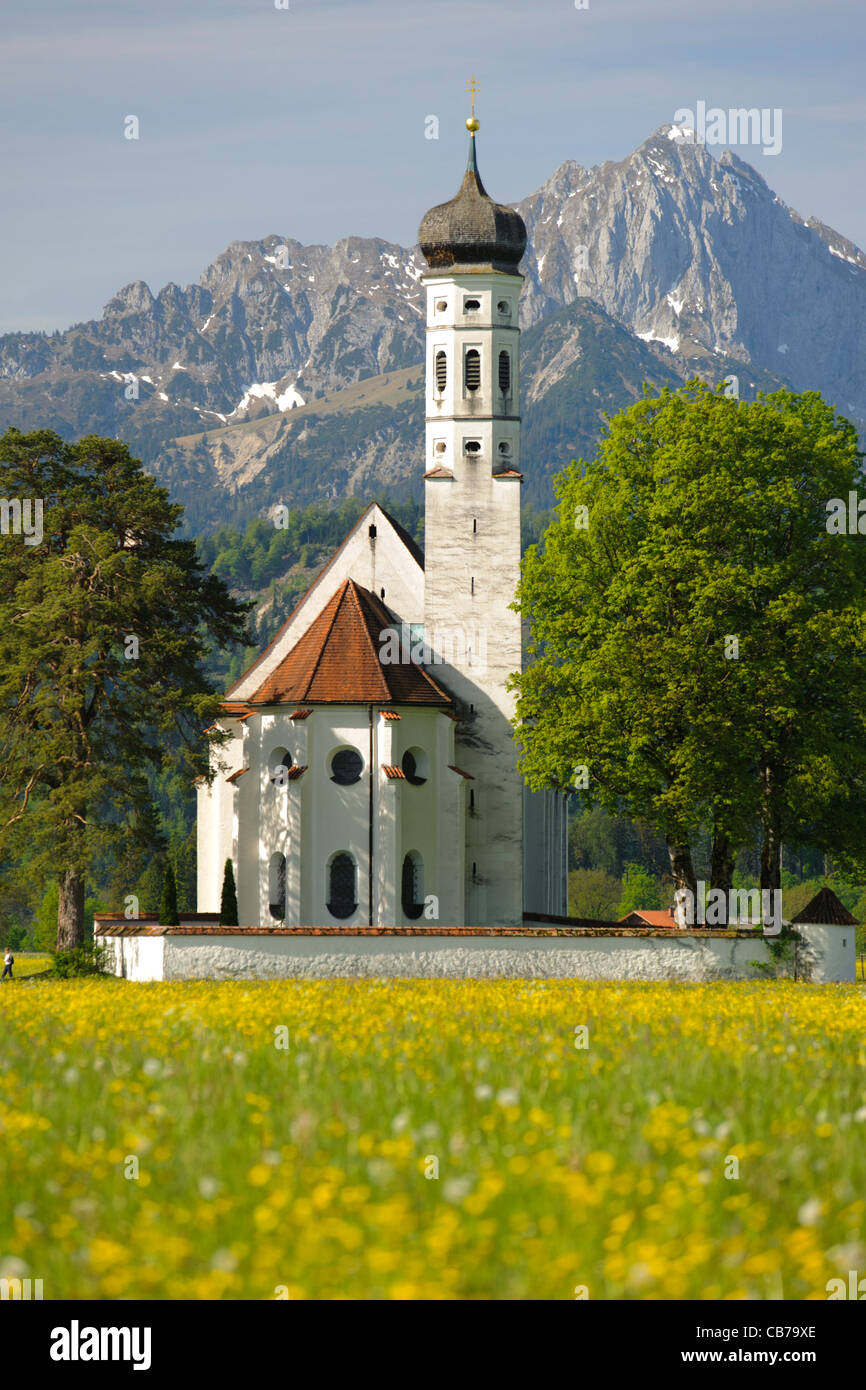 Bavarian alps church hi-res stock photography and images - Alamy