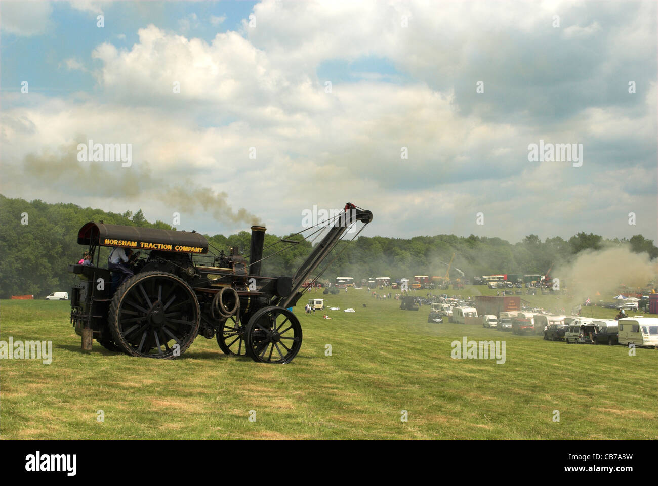 A Fowler 8nhp B5 Road Locomotive Crane Engine, built 1901 and pictured ...