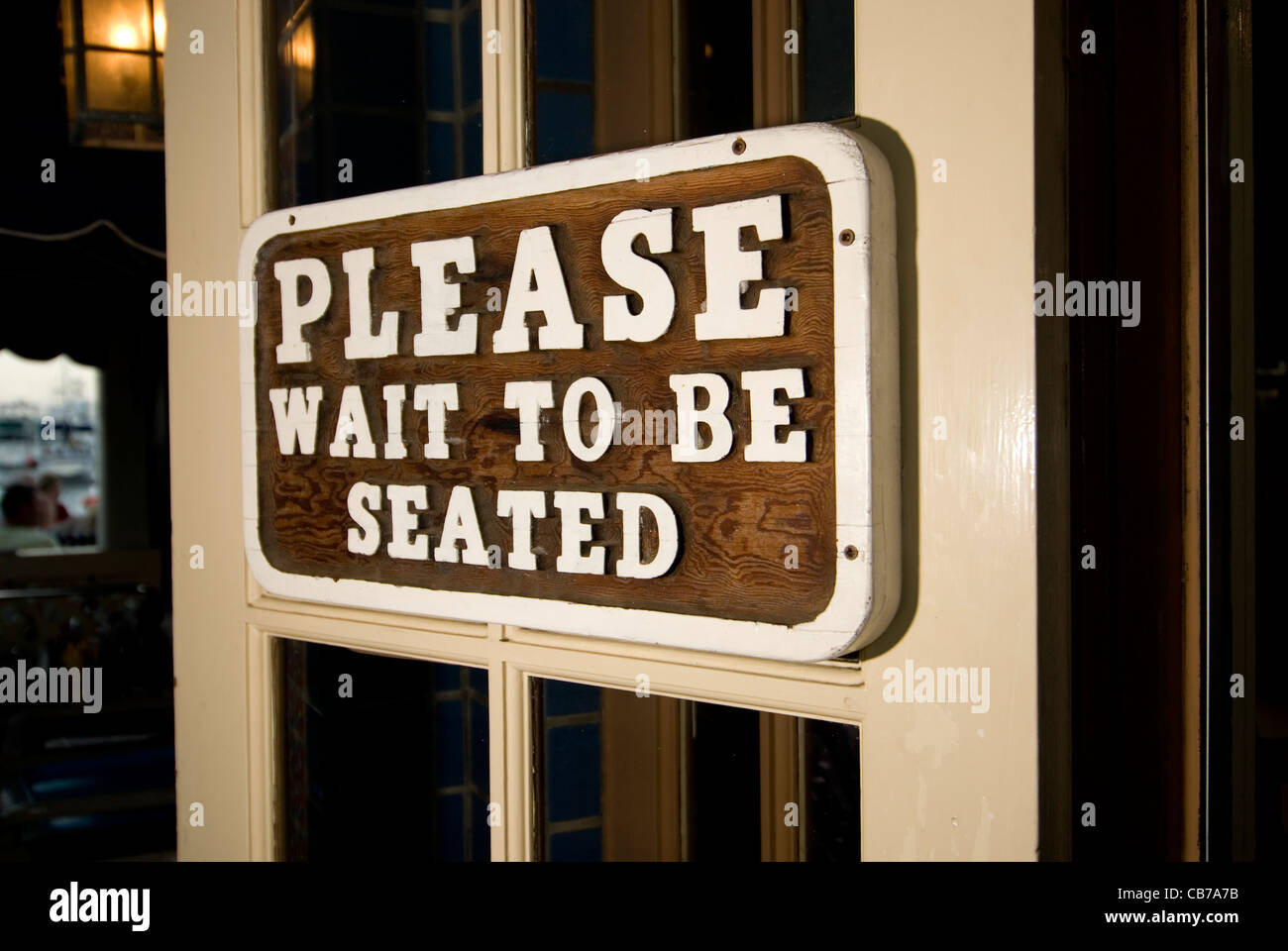 Please Wait Here Sign High Resolution Stock Photography and Images - Alamy