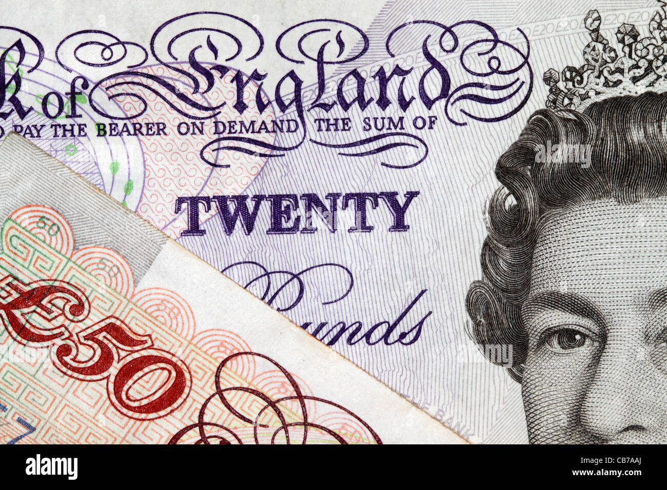 British Pound Bank Notes Stock Photo - Alamy