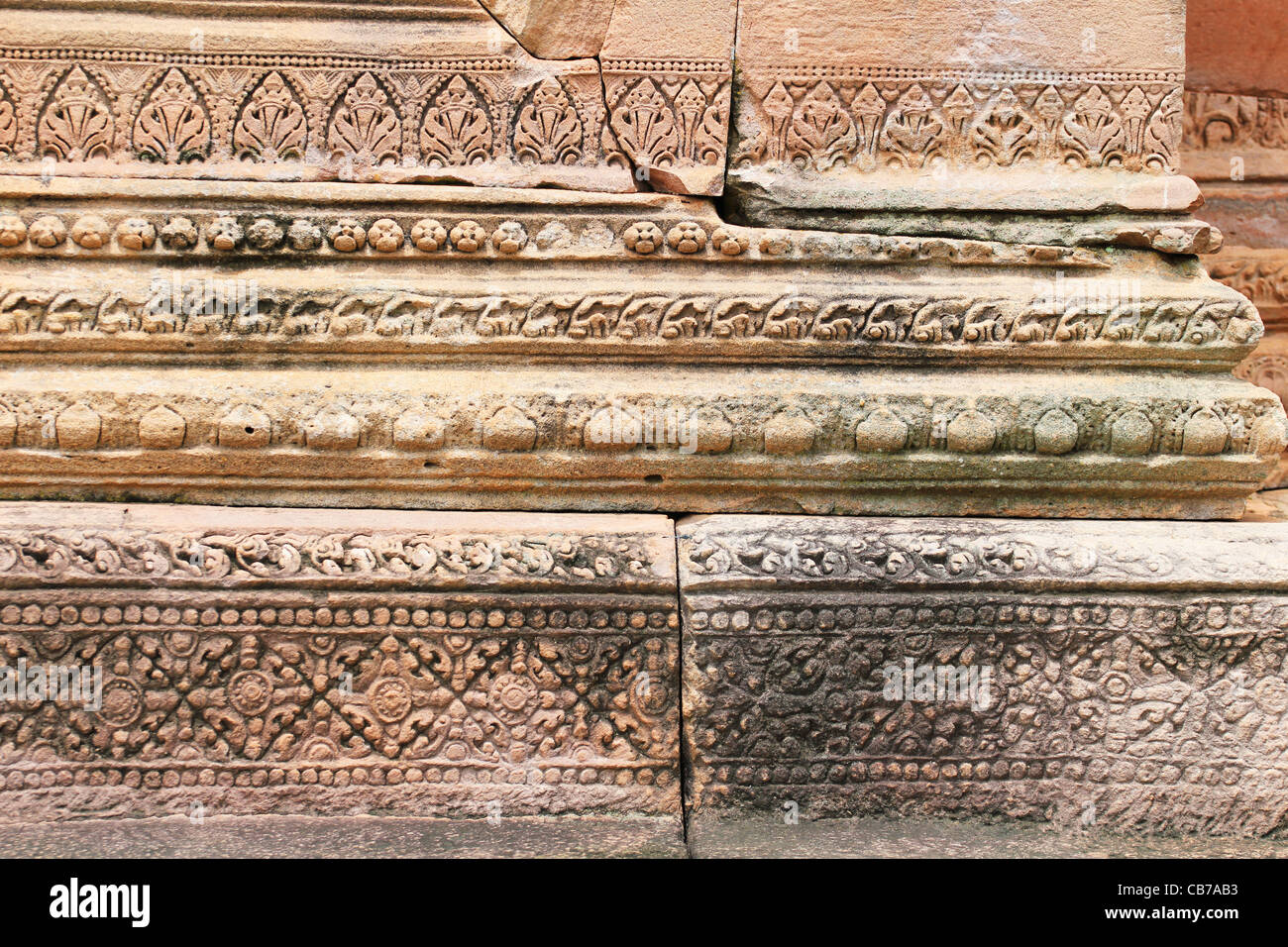 Phanomrung Cambodian ancient temple on the Thailand, Cambodian border ...