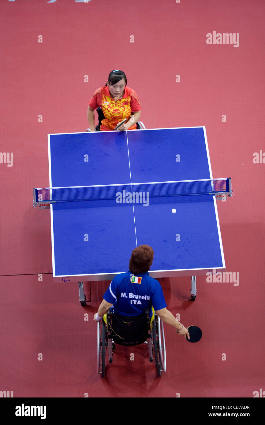 September 14, 2008: Day nine at 2008 Beijing Paralympic Games Qian Li ...