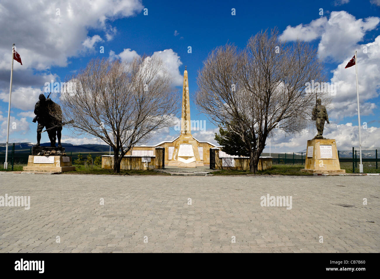 War memorial for World War I Battle of Sarikamish, Eastern Anatolia ...