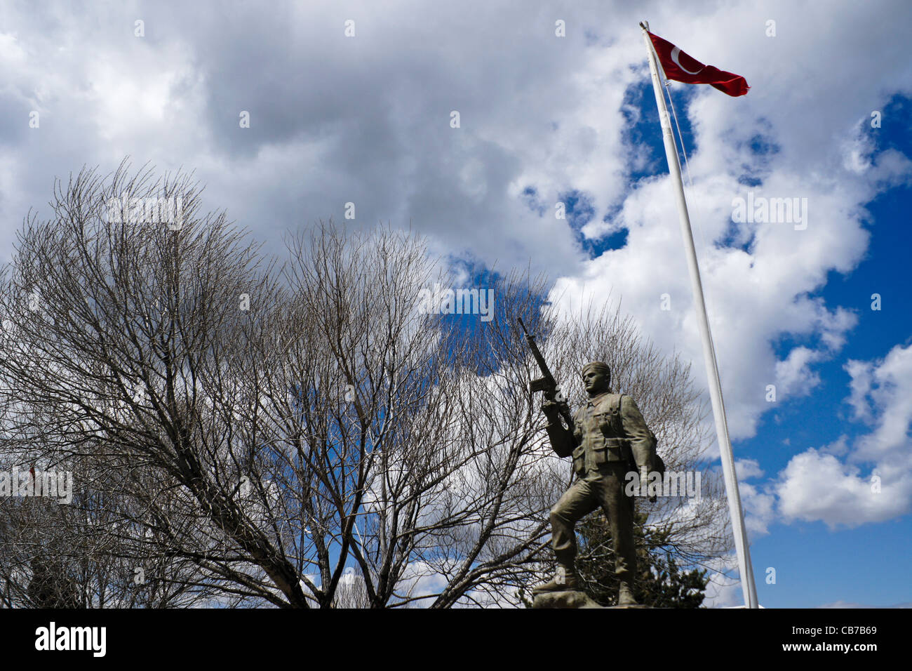 War memorial for World War I Battle of Sarikamish, Eastern Anatolia ...