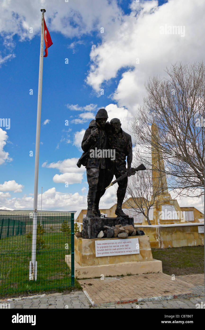 War memorial for World War I Battle of Sarikamish, Eastern Anatolia ...