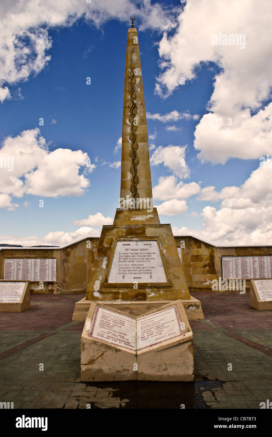 War memorial for World War I Battle of Sarikamish, Eastern Anatolia ...